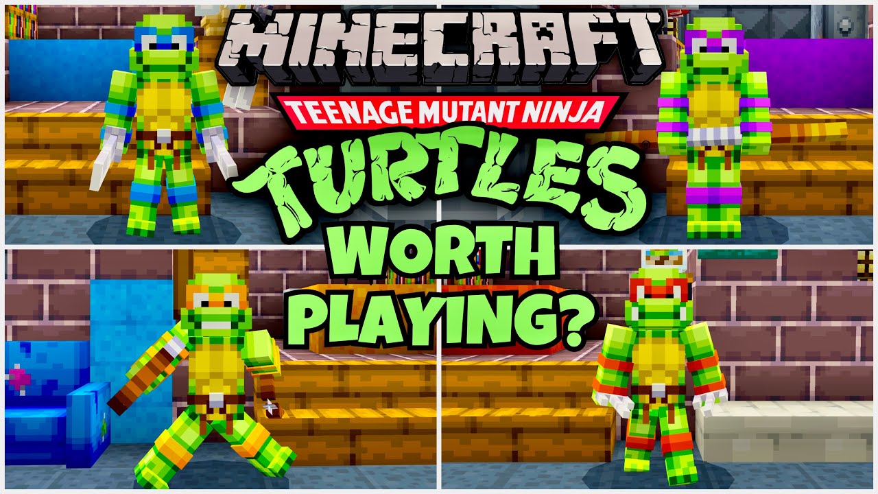 Is It Good? Minecraft Teenage Mutant Ninja Turtles DLC - YouTube
