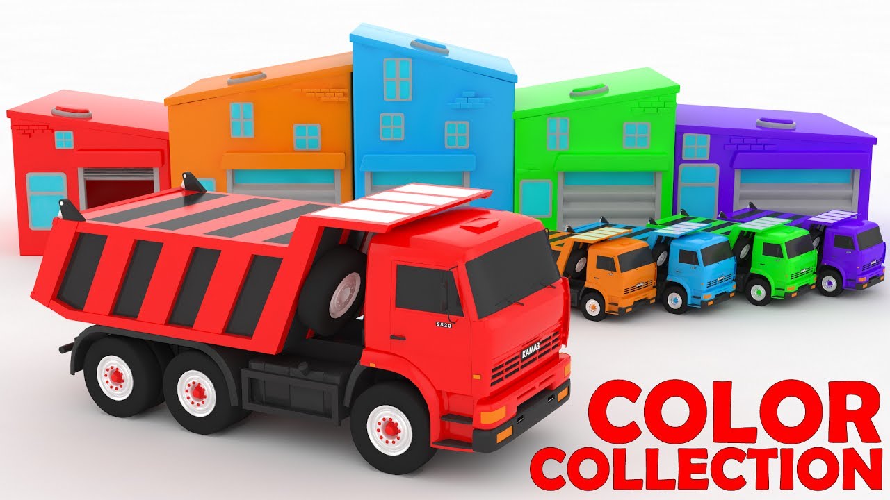 Learn Color for children Cars Ball Pool for Kids, Street Vehicles ...