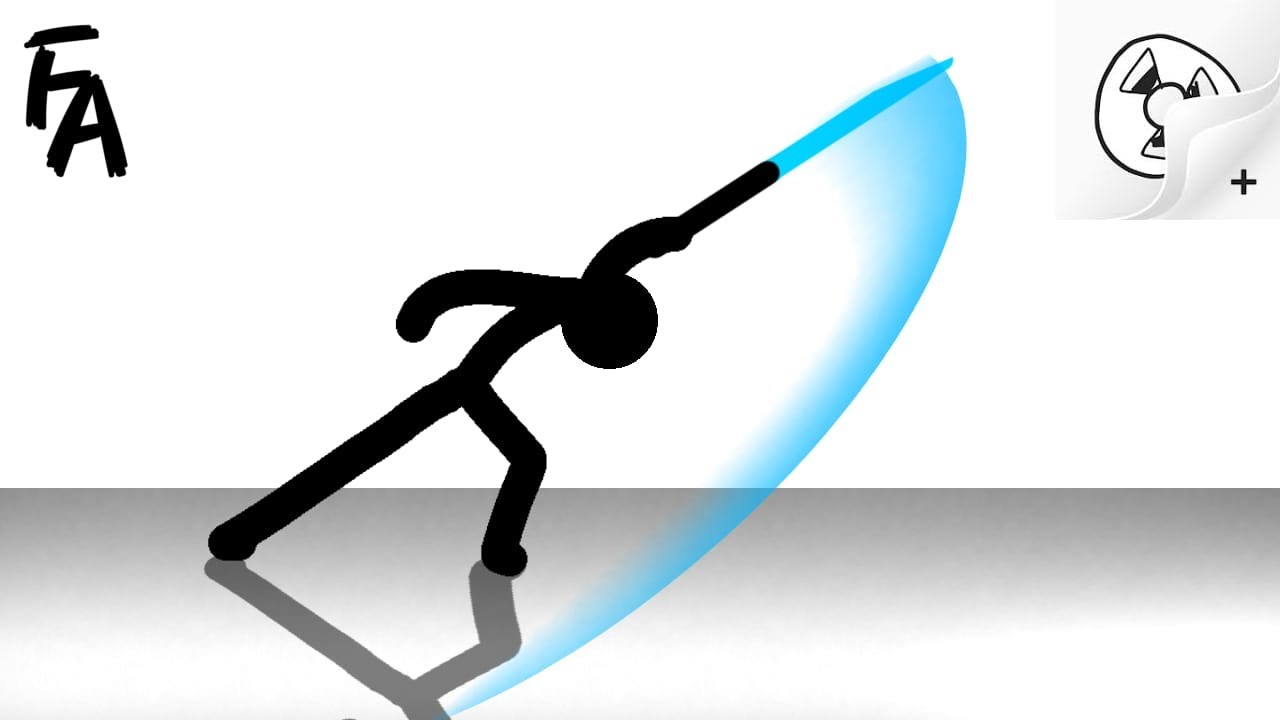 I made a sword slash animation in flipaclip - YouTube