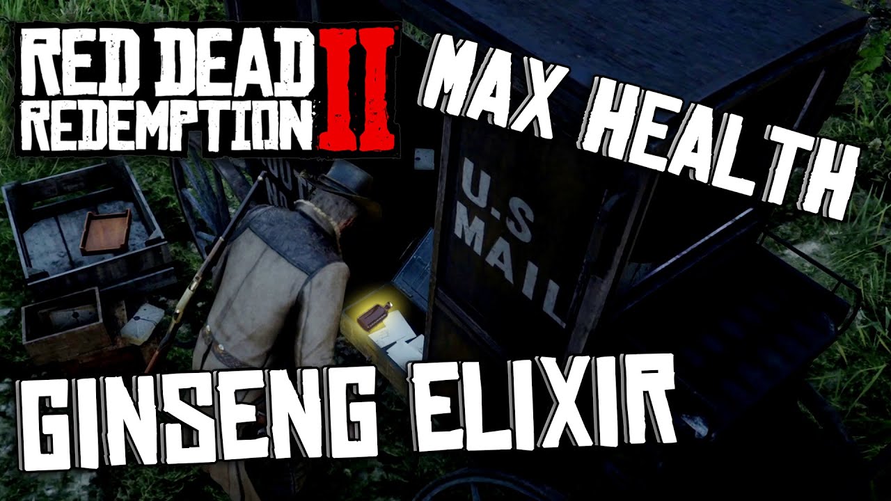 How To Reach Max Health Level In Red Dead Redemption 2 - Ginseng Elixer ...