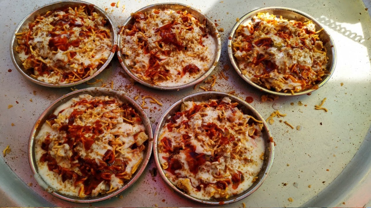 MIXED CHAAT : Mouthwatering Special Dahi Mix Chaat - Indian street Food ...