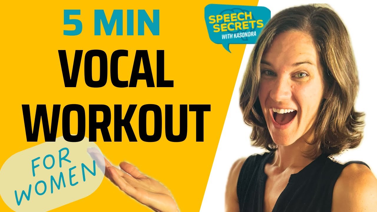 5 Minute Vocal Exercise for Women & Higher Voices — Improve Your Voice ...