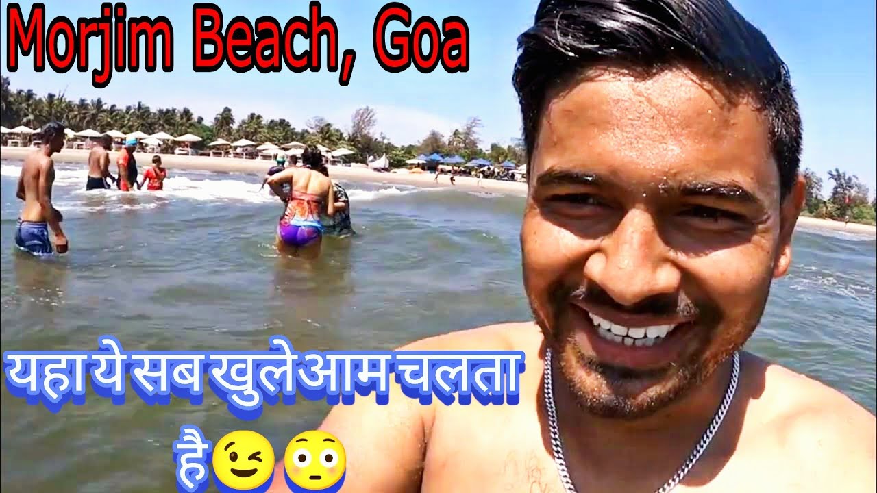Morjim Beach,Goa|यहा ये सब खुलेआम चलता है😉Russian Beach?? |Goa vlog ...