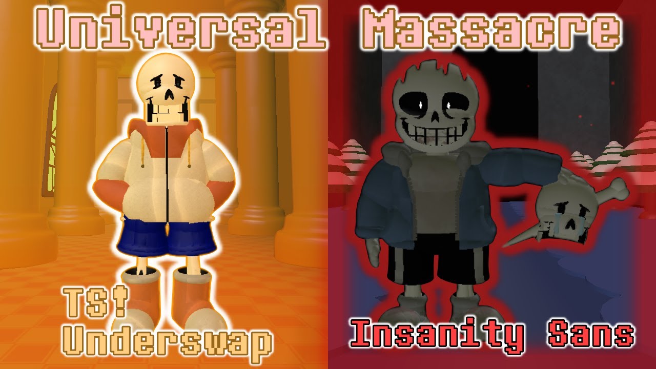 Undertale: Universal Massacre：TS! Underswap Papyrus、Insanity Sans [アンダー ...