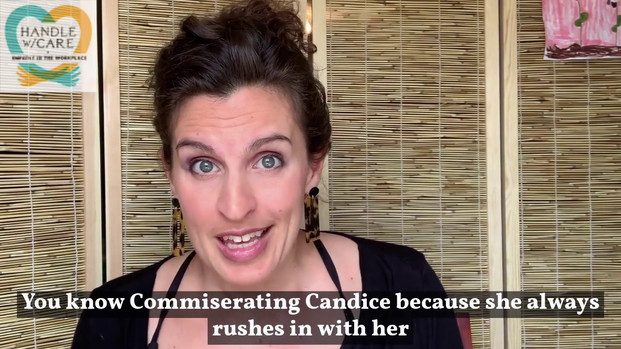 Commiserating Candace: stop hijacking the story! - YouTube