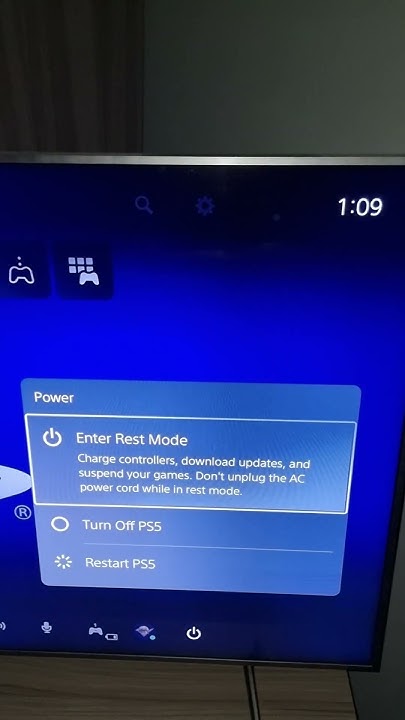 PS5 How To Put Into Rest Mode - YouTube