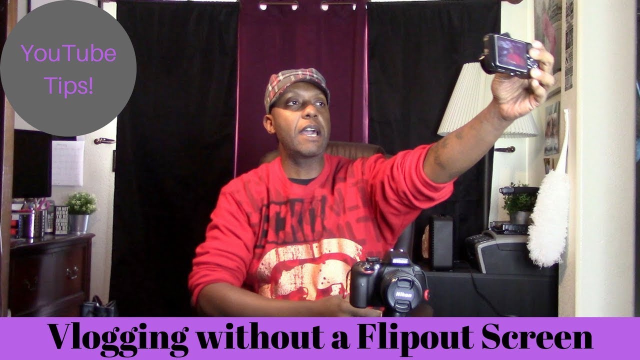 How to Vlog without a Flipout Screen - YouTube