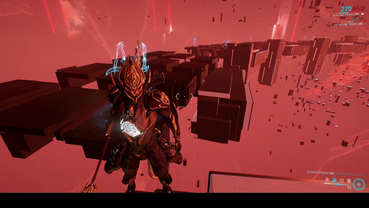 Warframe Octavia Quest Boss Fight Sentient Hunhow using Wukong Prime 45 ...