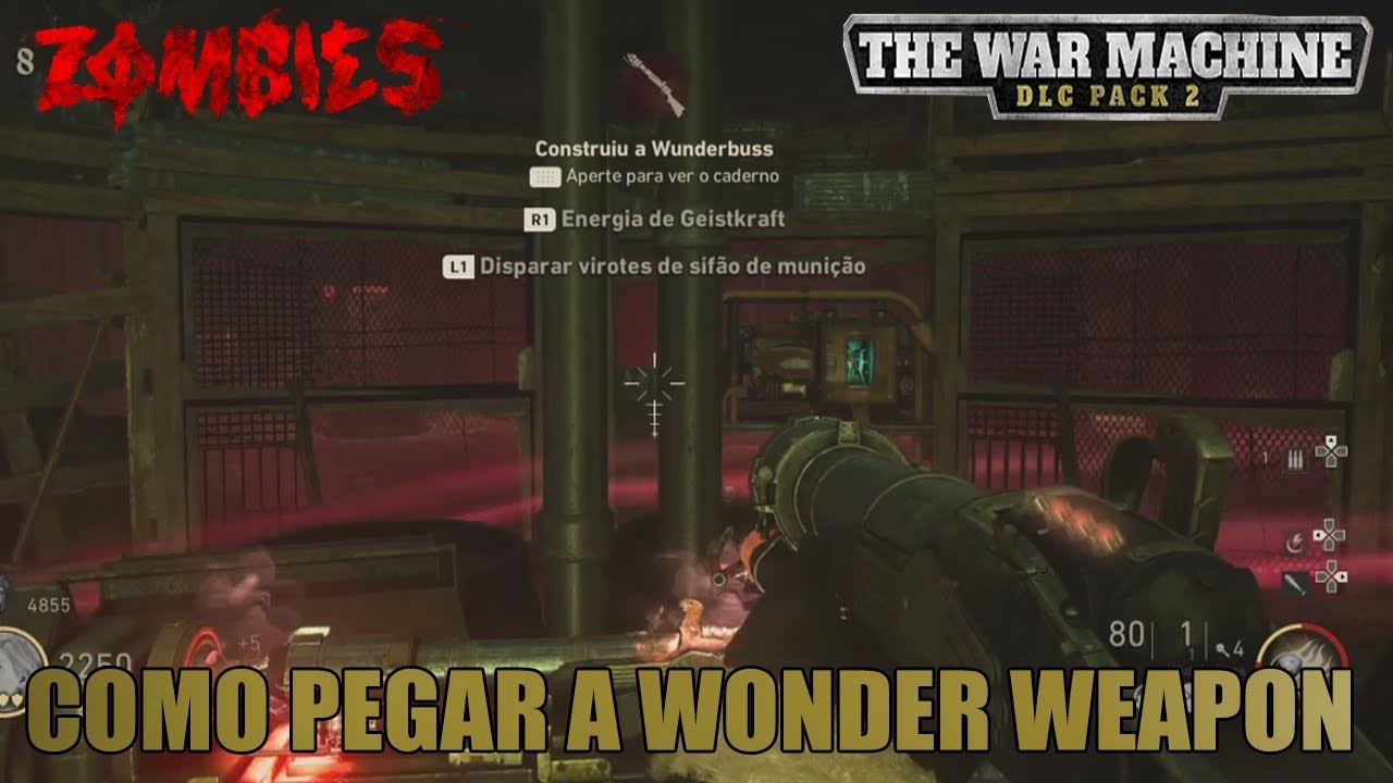 Como pegar a wonder weapon WUNDERBUSS - O Trono Sombrio | COD WW2 DLC ...