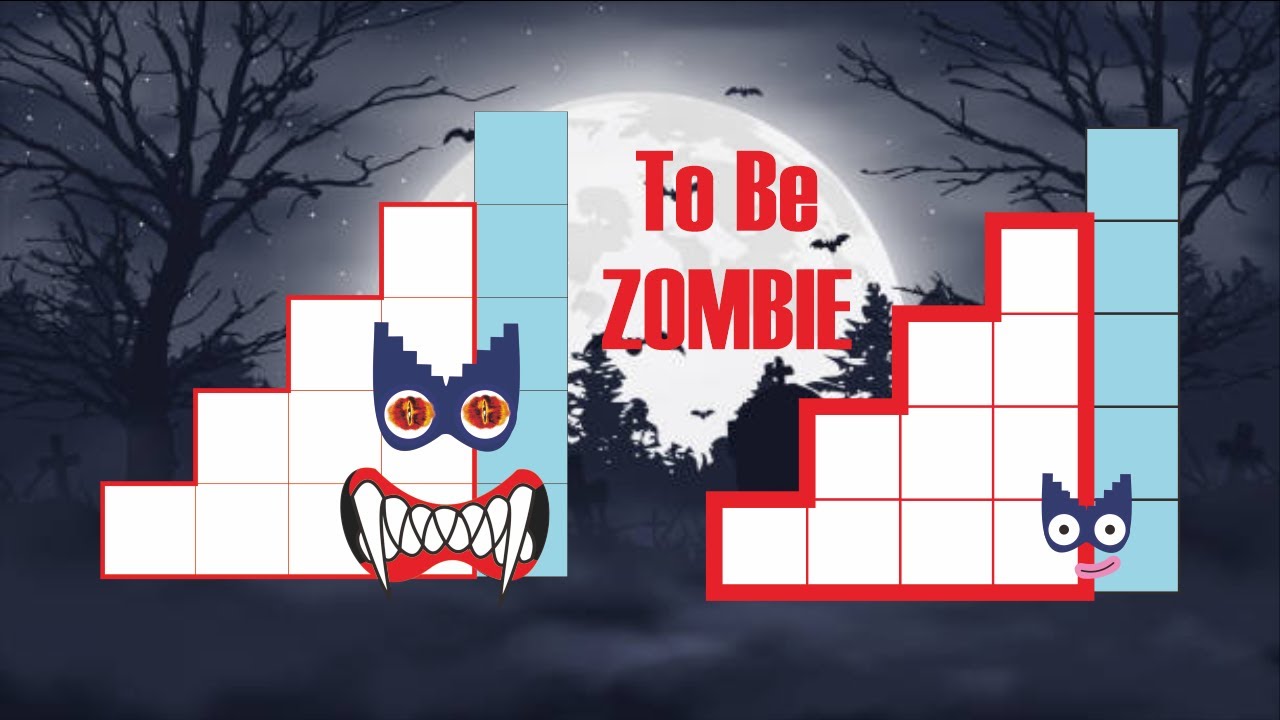 Numberblocks Zombie Number Fifteen To Be Zombie - YouTube