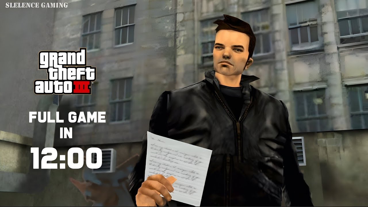 GTA 3 Full Game in 12 Minutes | All Main Missions Story Recap - YouTube