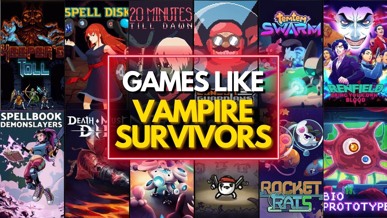 Top 50 Best Games Like Vampire Survivors You Need to Play - YouTube
