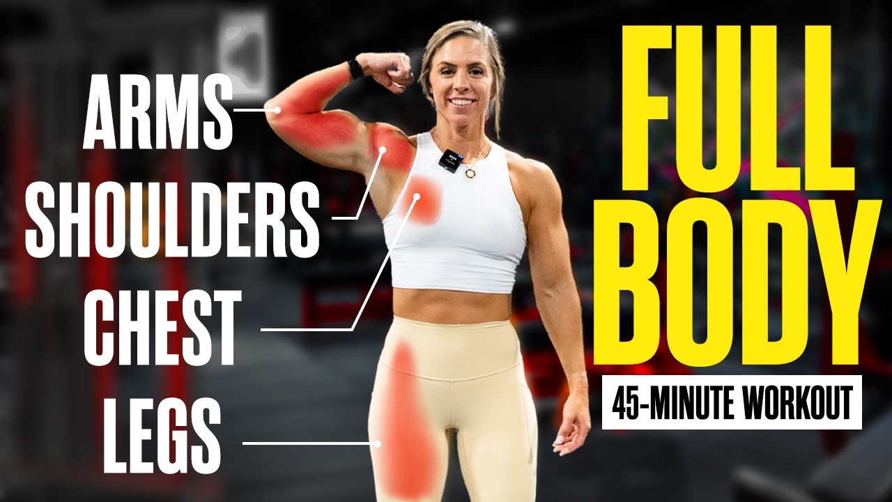 TOTAL BODY WORKOUT | 45-mins - YouTube