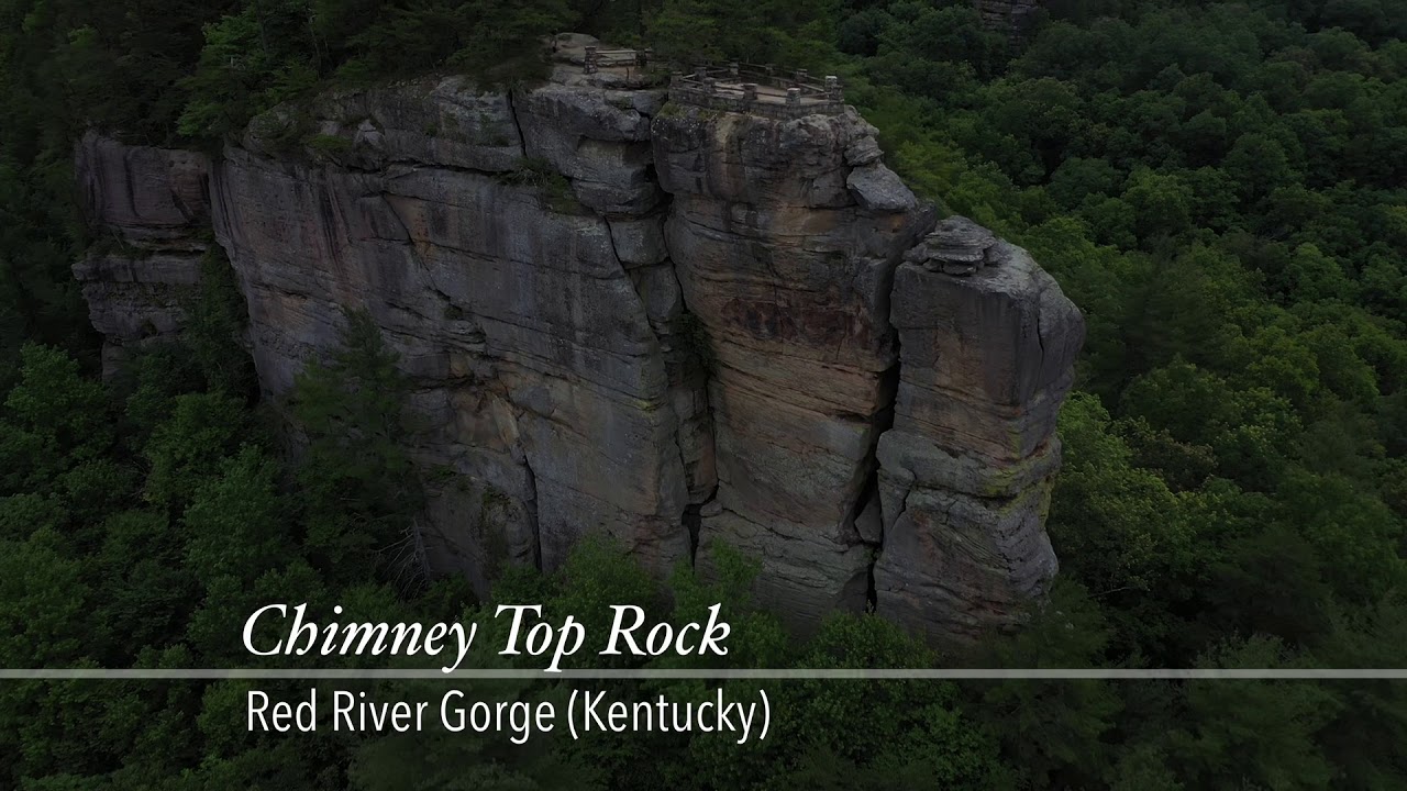 Chimney Top Rock in Eastern Kentucky (Mavic 2 Pro footage) - YouTube