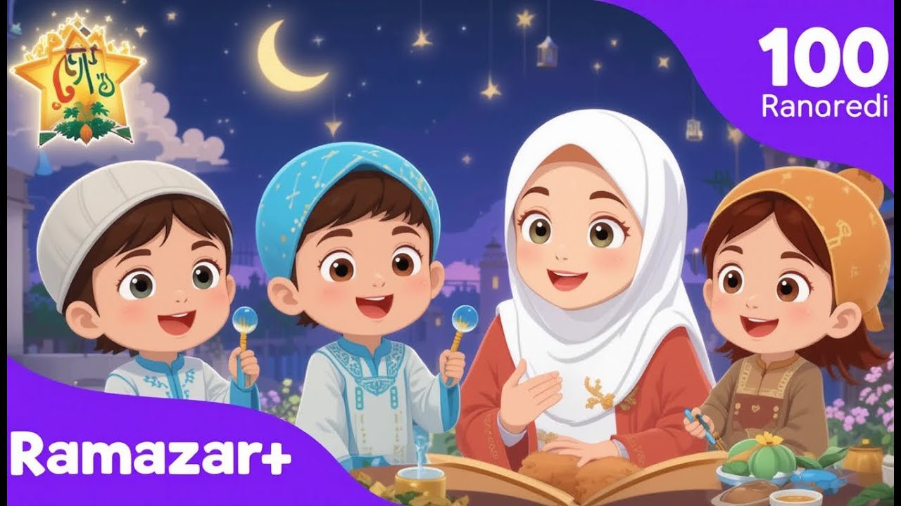 Ramzan Mubarak | Islamic Nursery Rhyme for Kids | Ramzan Special Song ...