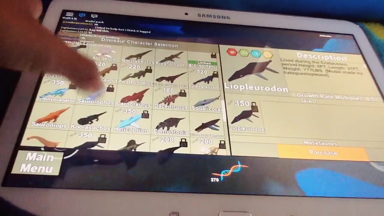 Dinosaur simulator / How to get Dna fast and easily - YouTube
