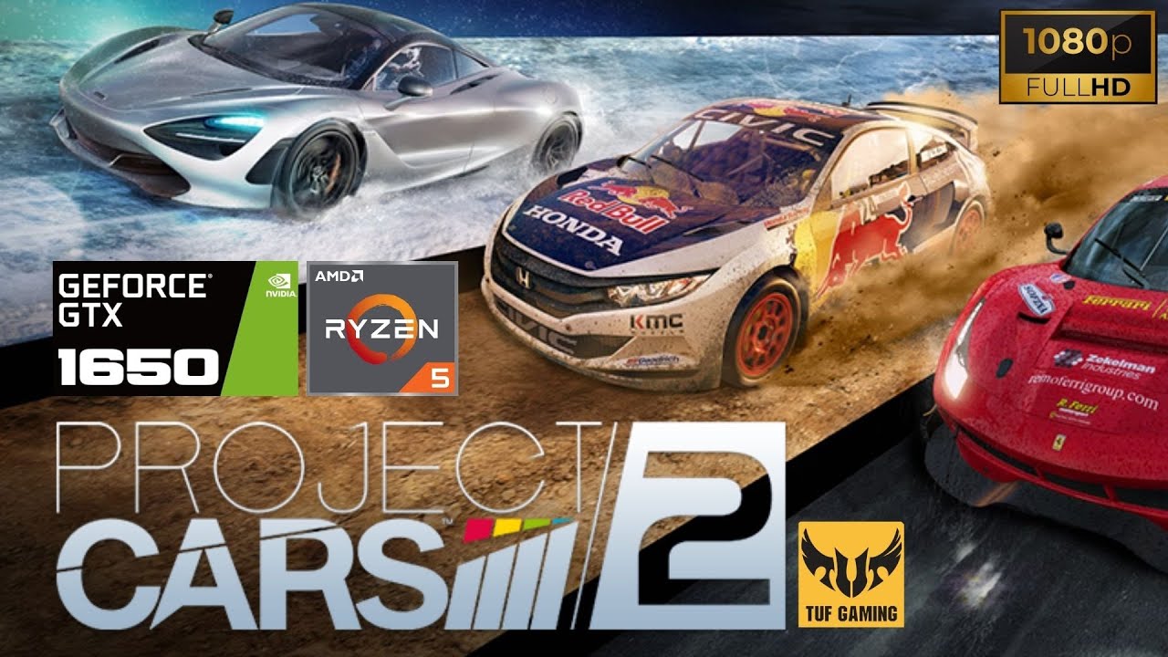 Project CARS 2 Gameplay, GTX 1650, Ryzen 5 3550H, Ultra-High Settings ...