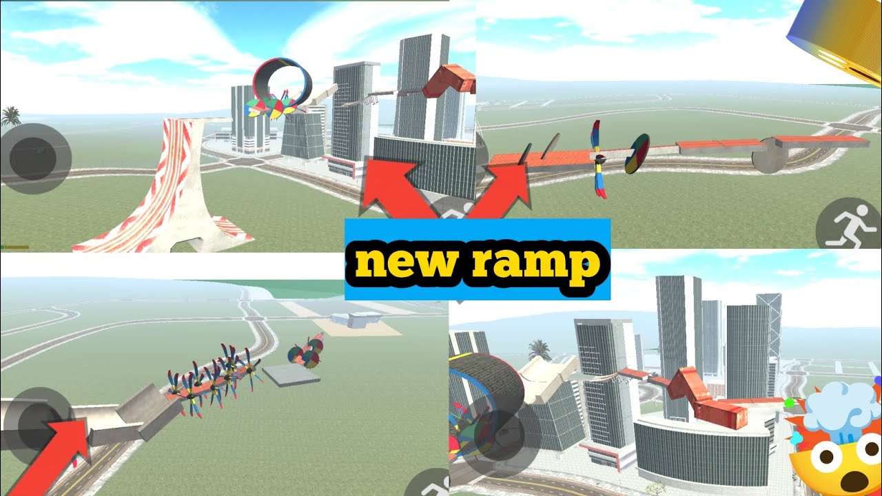 i made new ramp in INDIAN BIKE CAR DRIVING 3d game part 1 //dkh animation - YouTube