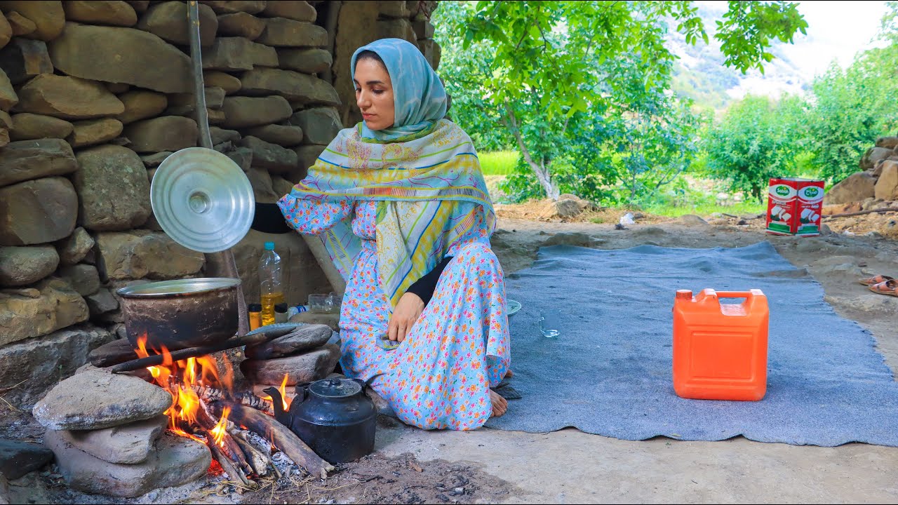 Nomadic life in the mountains of iran : Life without modern facilities ...