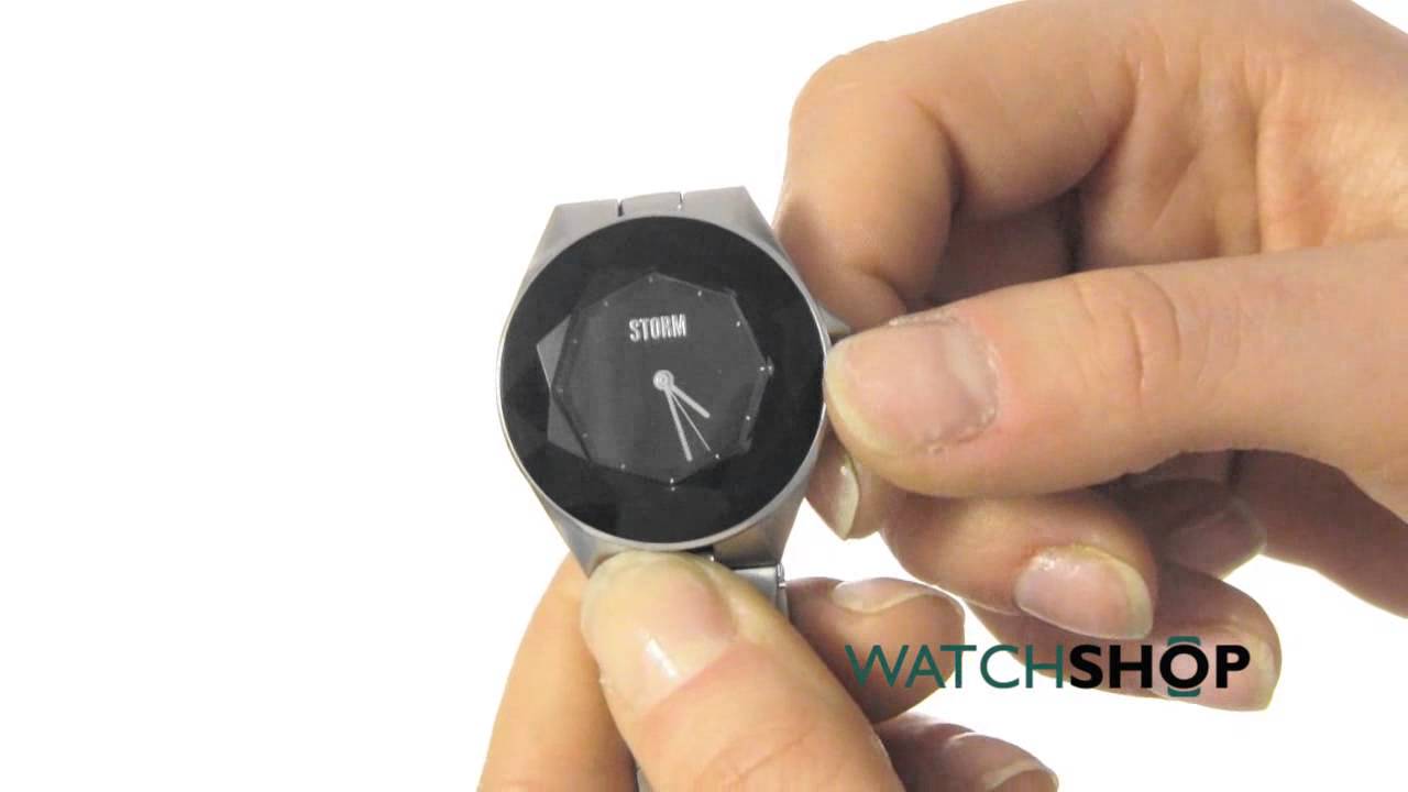 STORM Ladies' Crystana Watch (CRYSTANA-BLACK) - YouTube