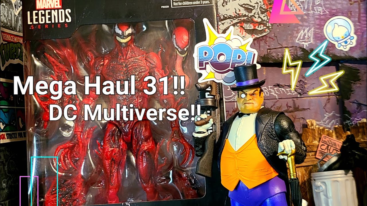 Mega Haul 31!!! DC Multiverse/ Marvel Legends/ Prop Stickers! - YouTube