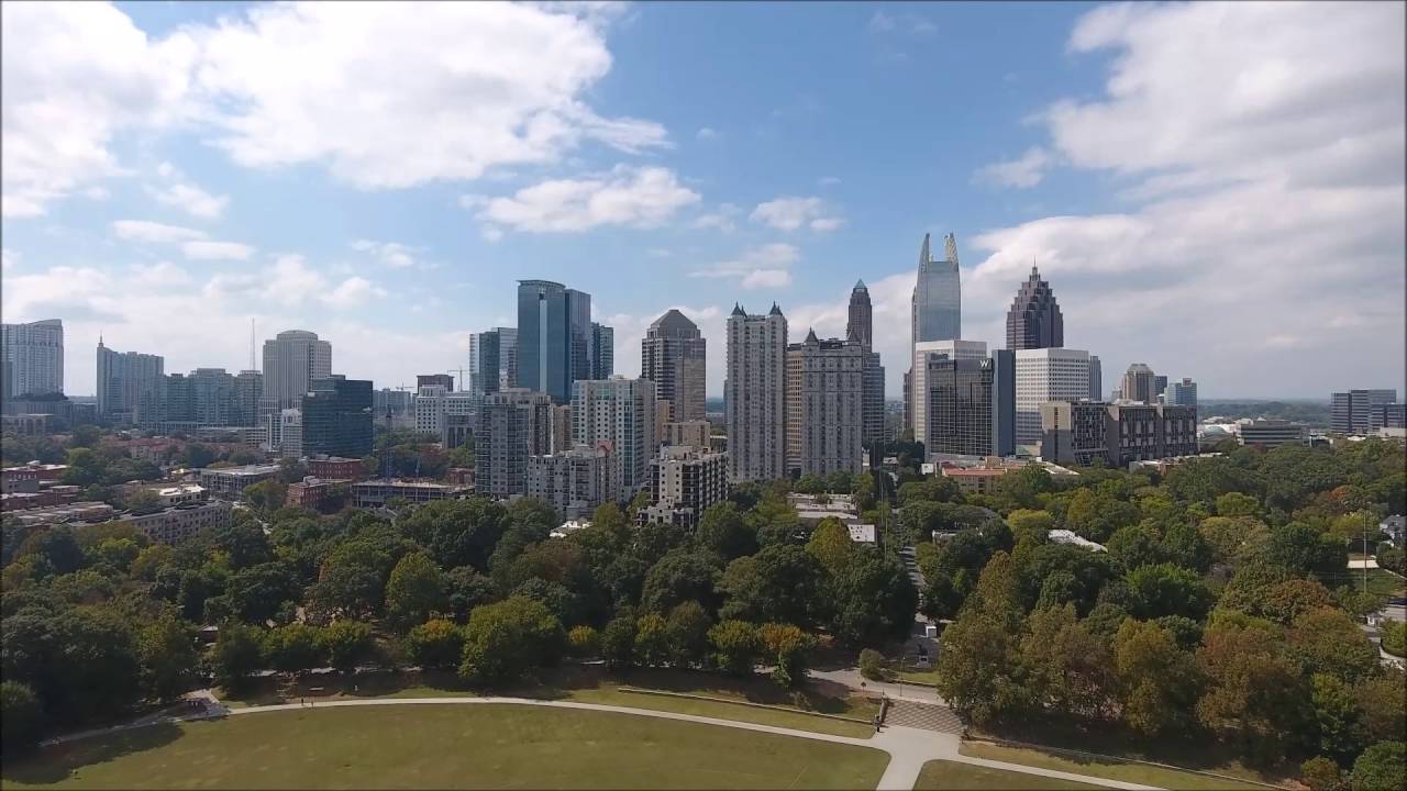 Flying Over ATLanta II - YouTube