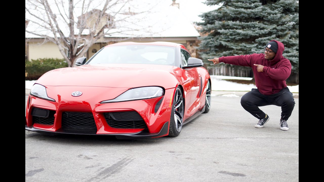 BAGGED Toyota SUPRA GR gets CARBON Fiber Mirrors! - YouTube