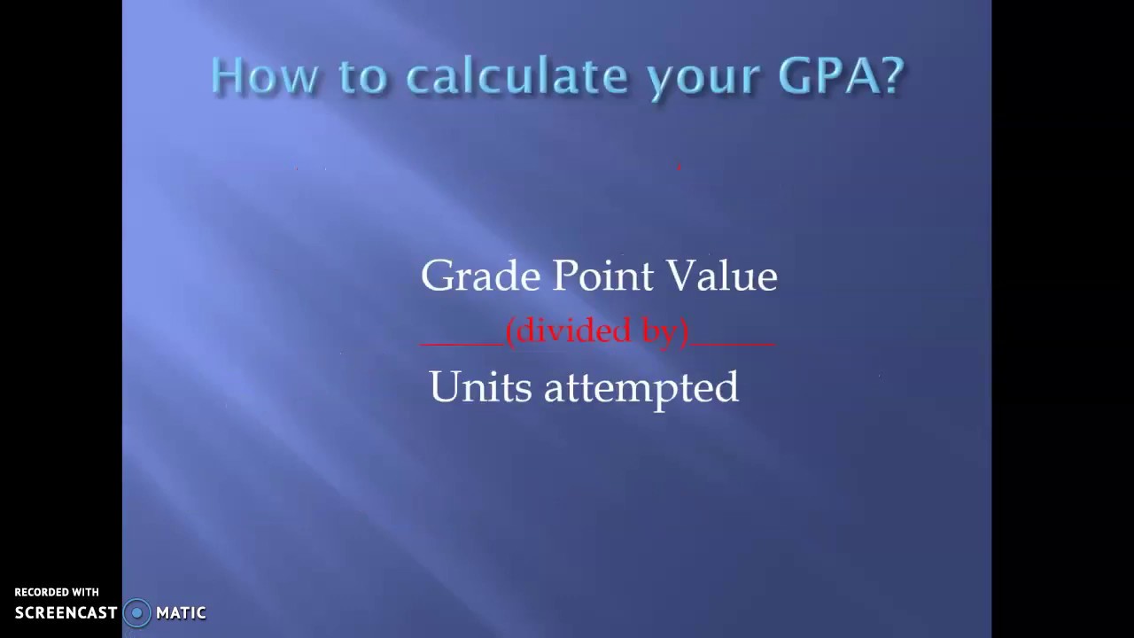 Grade Point Average GPA YouTube grade-point-average-gpa-youtube