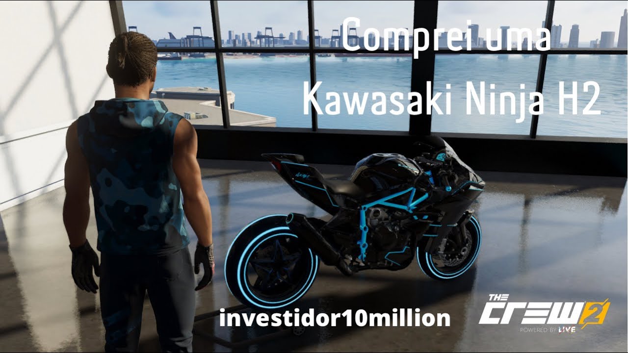 Comprei uma Kawasaki Ninja H2 Light Rider Edition | The crew 2 | Moto ...