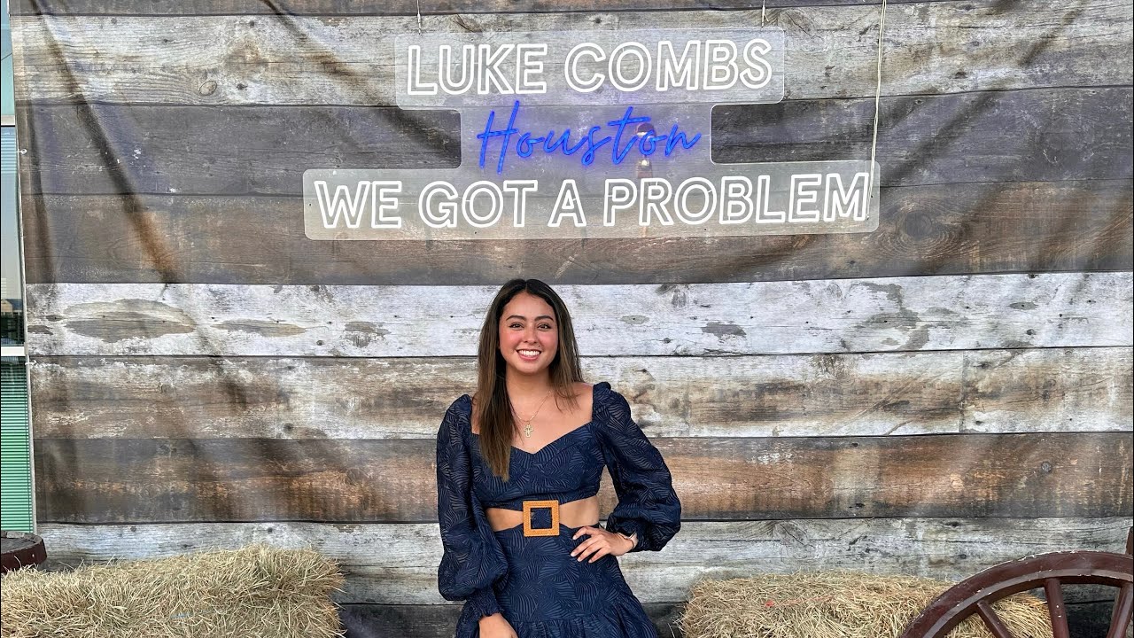 My weekend in Houston: Luke Combs concert!!! - YouTube