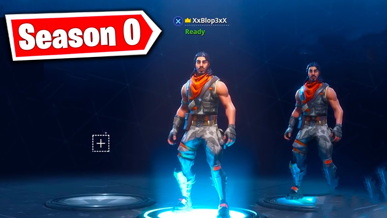 OG *SEASON 0* Gameplay in FORTNITE... (Rare Fortnite 2017 Gameplay ...