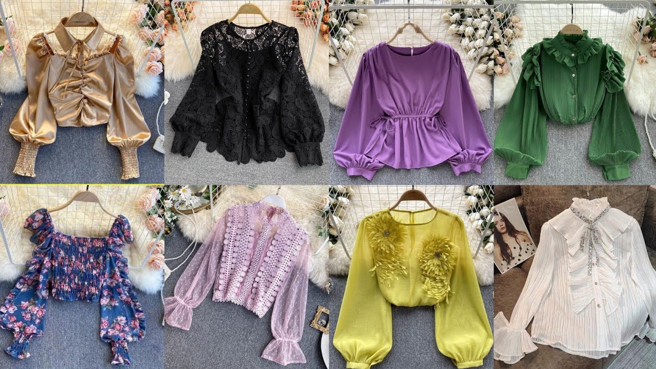 Top design for girls / latest and stylish top design ideas#youtubevideo ...