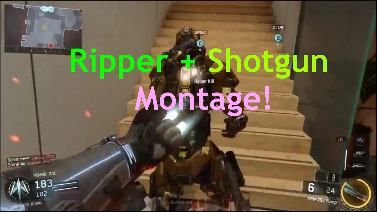 CoD: BO3 Beta Gameplay - Backstab Montage! (Spectre with Ripper and ...