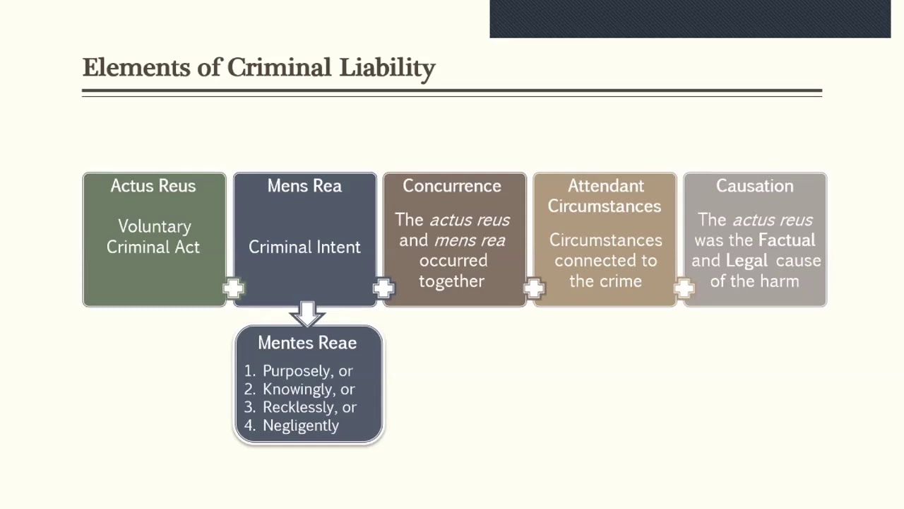 Criminal Law II - Substantive Criminal Law - Concurrence, Causation ...