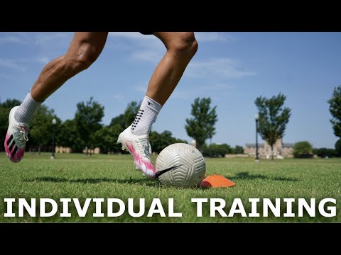 My Full Individual Football Fitness Training Session | A Day In The ...