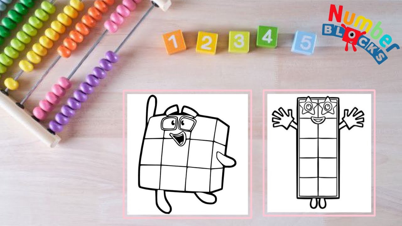 How To Draw The Numberblocks Learn To Count 9 And 10 Numberblocks Youtube