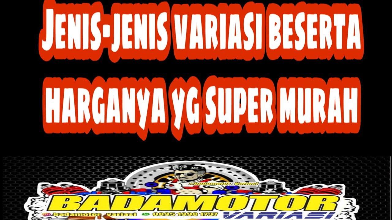 Jenis-Jenis Variasi Motor beserta harganya yg murah - YouTube