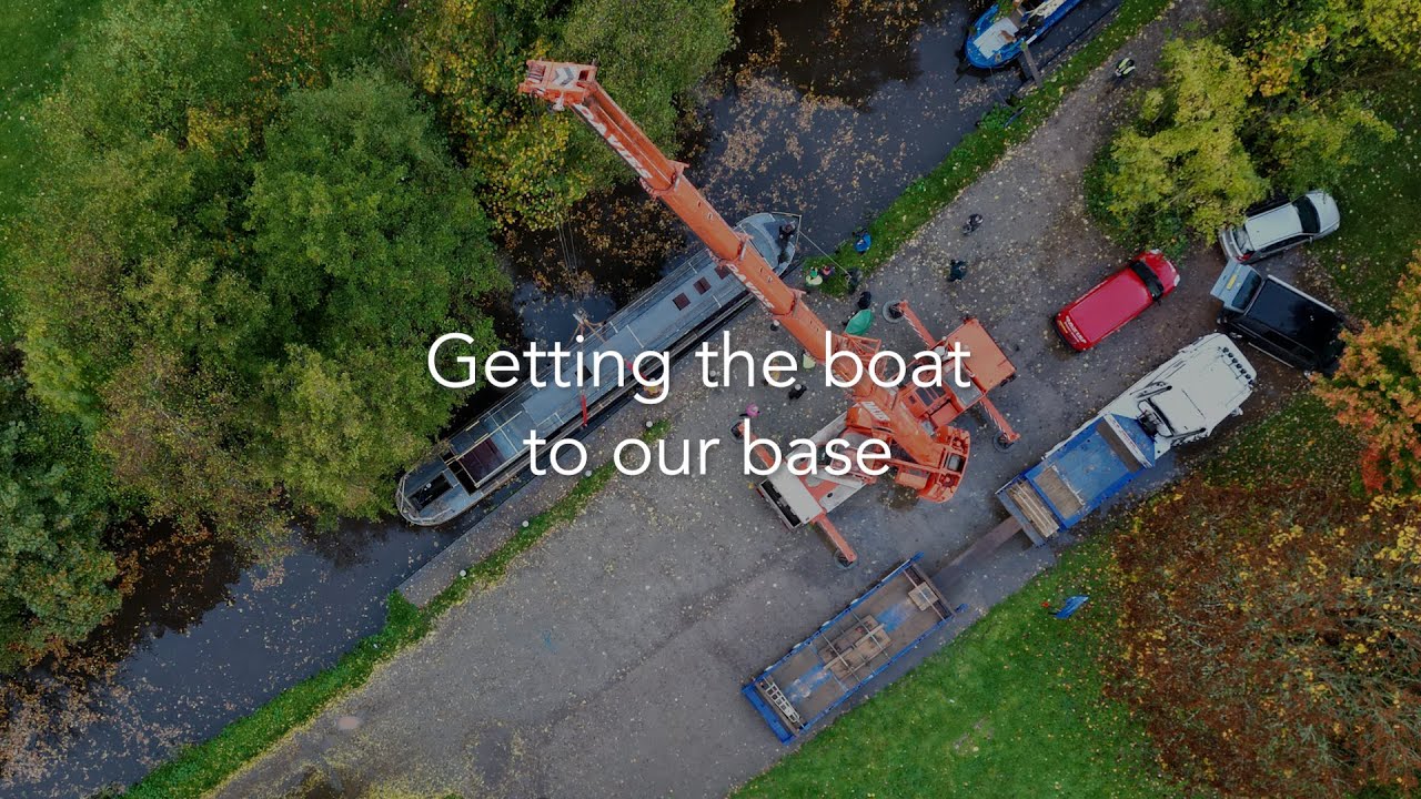 How We Build Our Canal Boats - step 1 | Getting the boat to our base ...