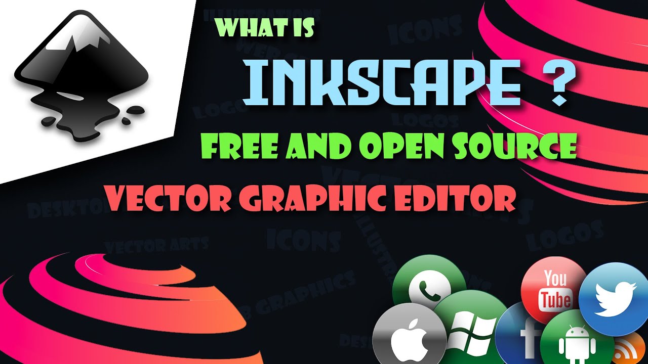What is InkScape ? | Free and Open Source Vector Graphic Editor | In Hindi | TechKnowledge ...