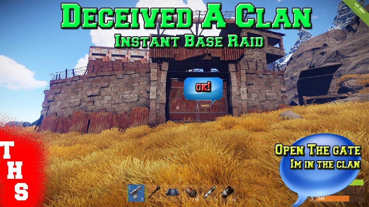 Rust Gameplay 2017 - Best START ever!!! Deceived a Clan! PVP Instant ...