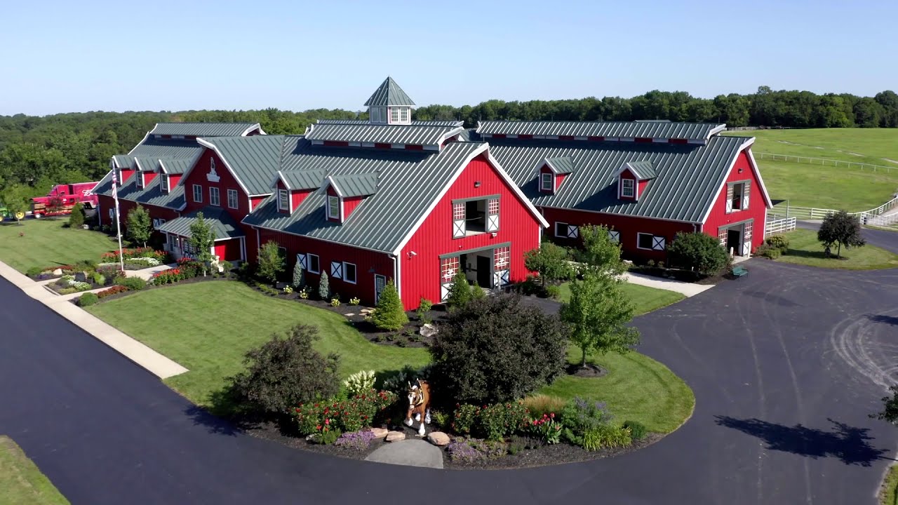 warm springs ranch exterior clydesdale farm by - YouTube