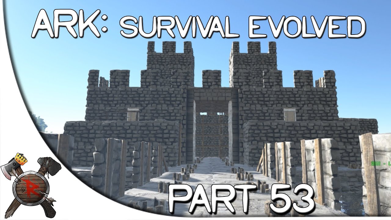 Ark: Survival Evolved Gameplay - Part 53: "Medieval Castle!" (Season 2 ...