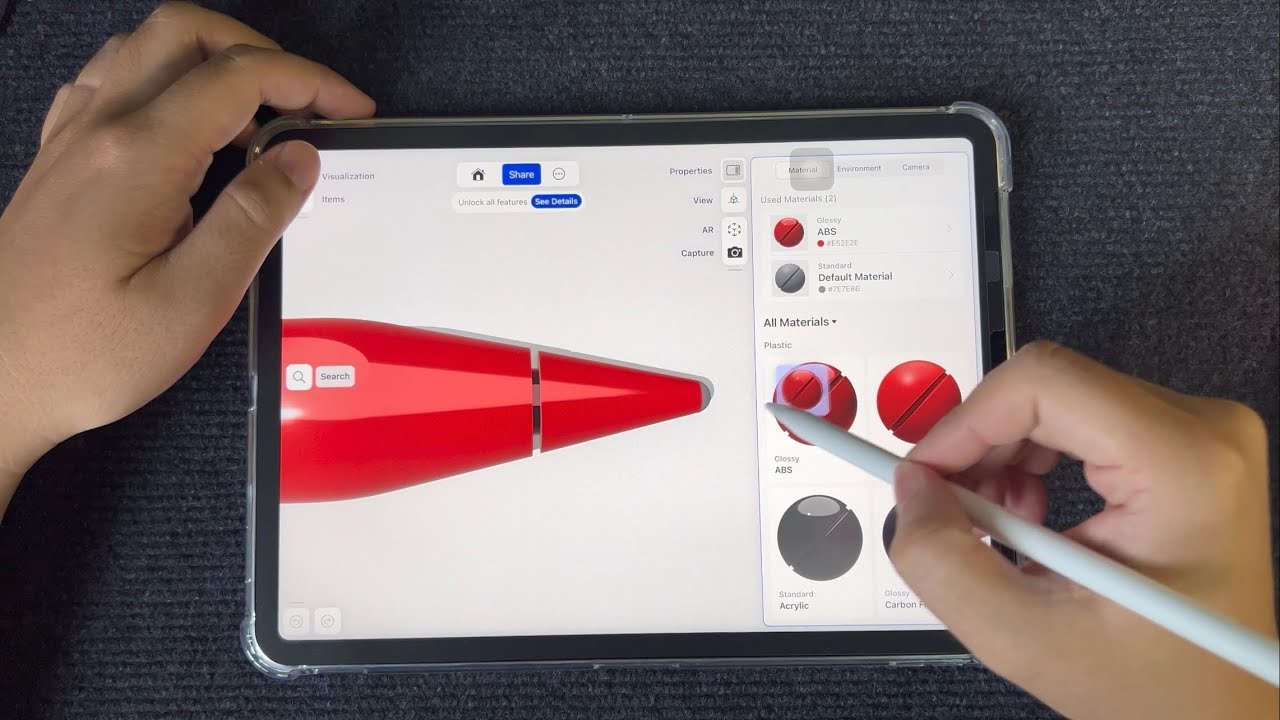 Modeling Apple Pencil 2 on Ipad | Shapr3D - YouTube