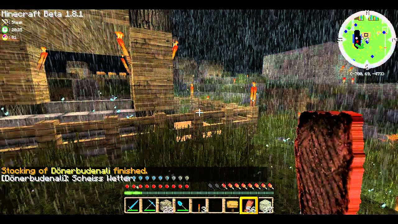 Minecraft 1.8.1 Citizen NPC-Plugin (German) - YouTube