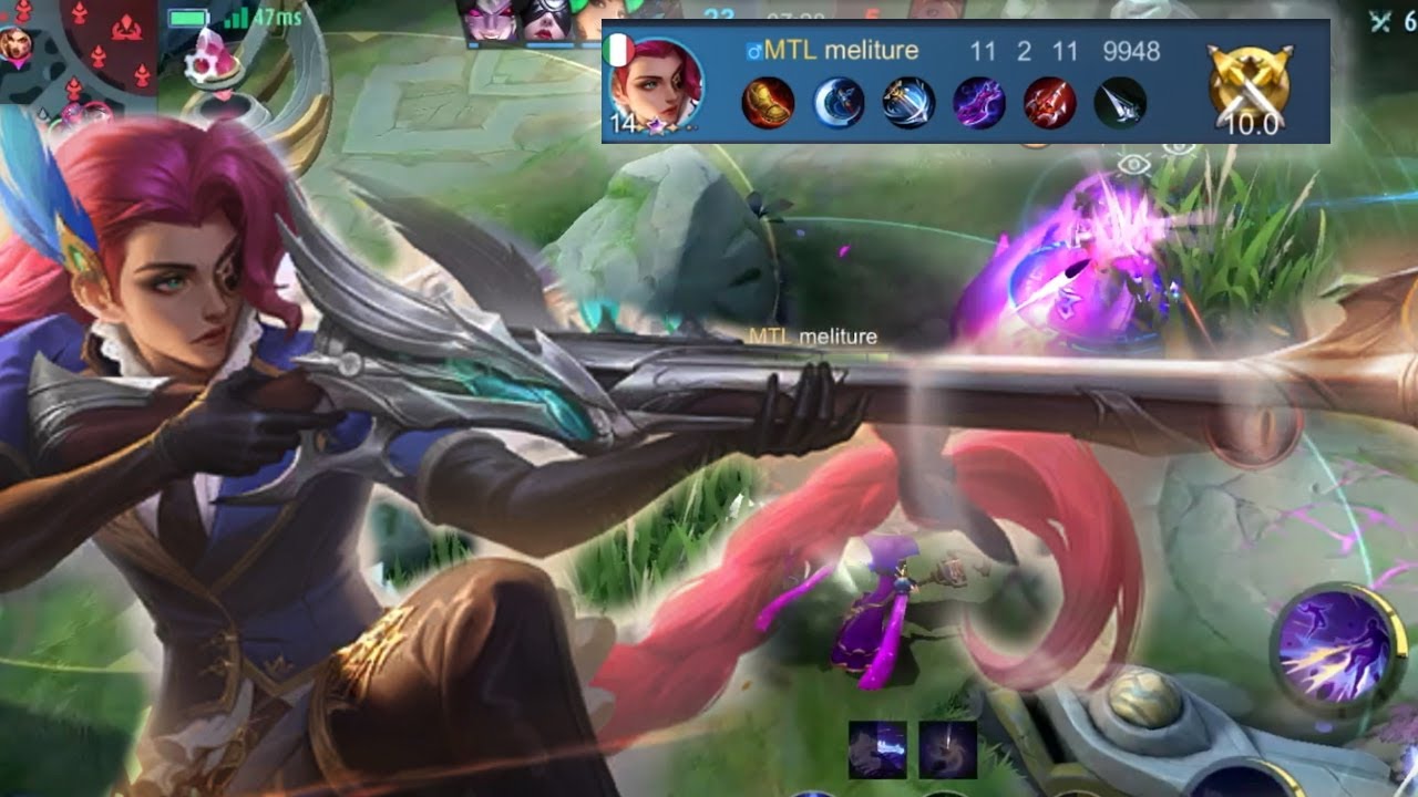 LESLEY MLBB - GAMEPLAY - FULL VIDEO - EXTRA DAMAGE - MOBILE LEGENDS ...