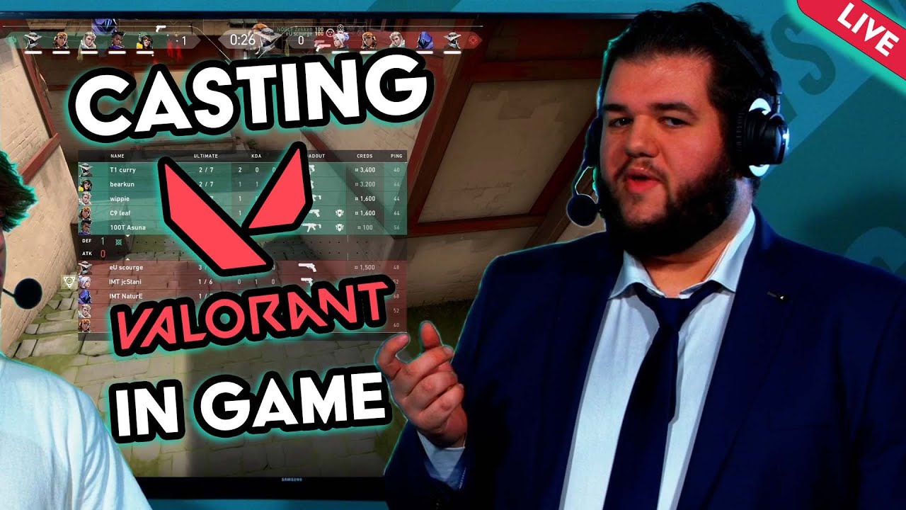The start of my esports casting career - Casting Valorant in-game - YouTube