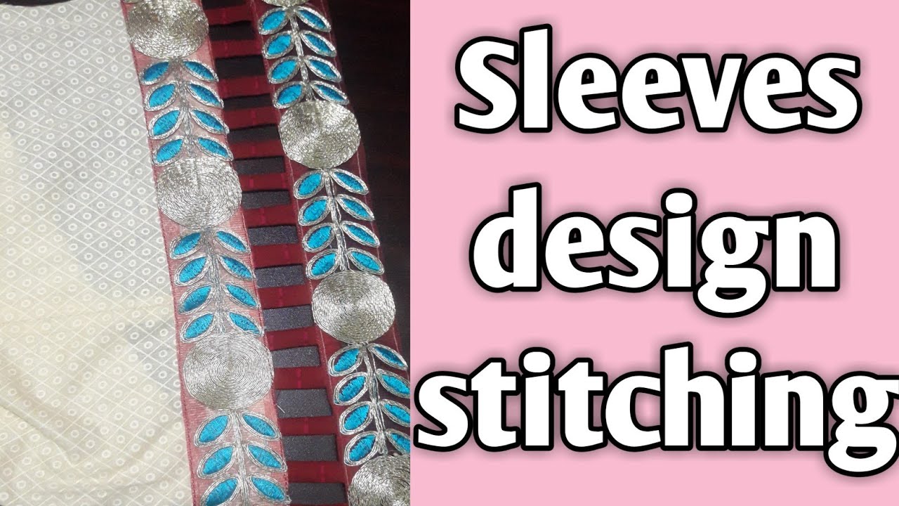 Sleeves design stitching || Beautiful Easy Method || step by step ...