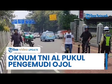 Viral di Medsos Oknum TNI AL yang Diduga Pukul Pengemudi Ojol di Grogol, Aksi Dipicu Cekcok Dijalan