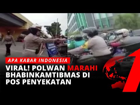 Pasca Video Viral Polwan Marahi Bhabinkamtibmas, Pengendara Sudah Vaksin Bisa Melintas | AKIM tvOne