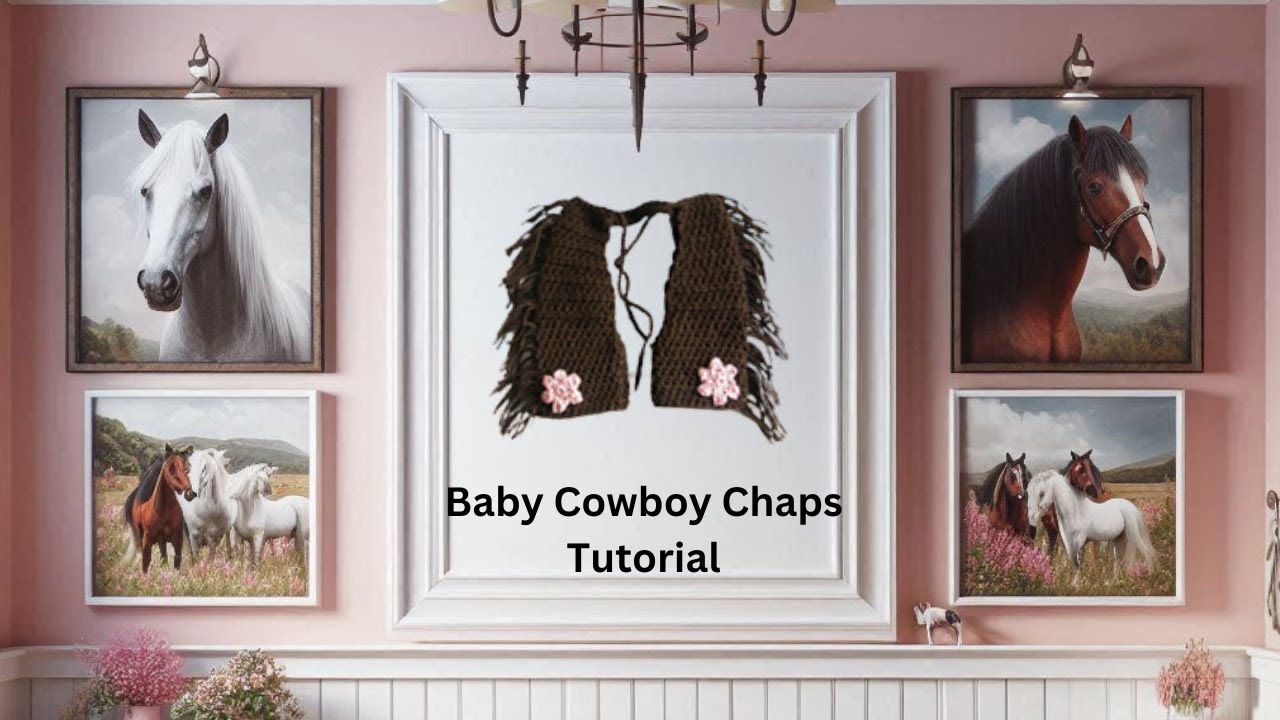 Baby Cowboy Chaps: Fun DIY Project Tutorial - YouTube